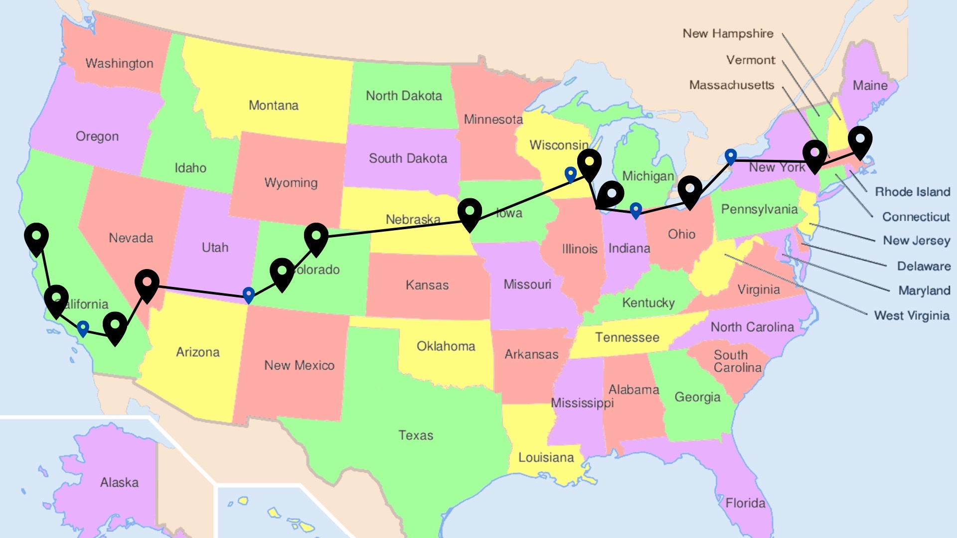 Oakland to Boston: A Cross-Country Road Trip Back Home - Northeastern ...